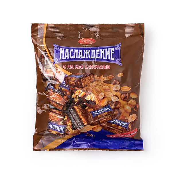 Конфеты Бабаевский Наслаждение с мягкой карамелью 250г, Россия - в ...