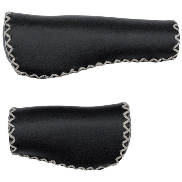 Грипсы KLS HOLLANDGRIP Short чёрные, анатомические, 132/92мм, иск.кожа с прошивкой - купить с ...