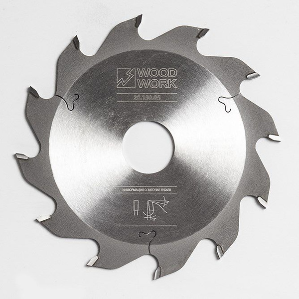Диск пильный WOODWORK по дереву для пазования 150x5/3,0x30 Z 12 A 12 ...