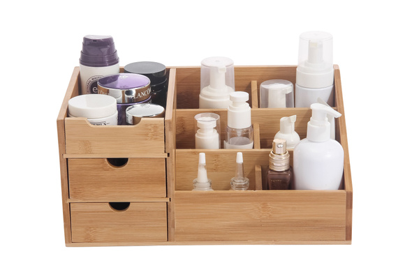 BambooLife Настольный органайзер для косметики из бамбука купить на OZON по низкой цене (1629348932)