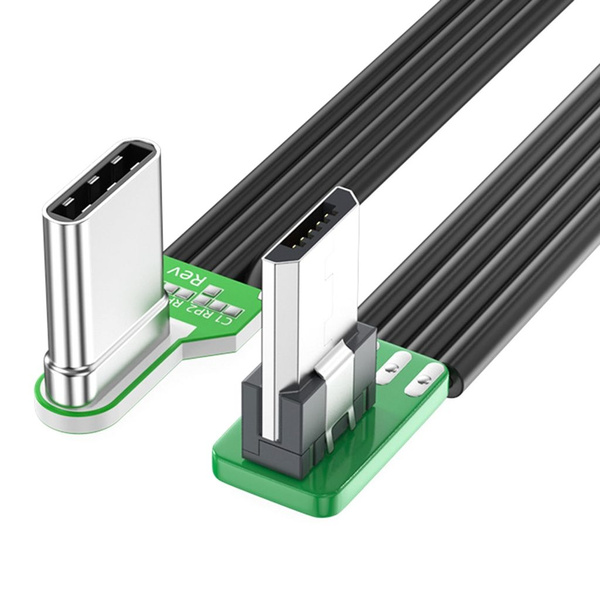 Type C к Micro USB кабель - 0.3м налево - купить с доставкой по ...