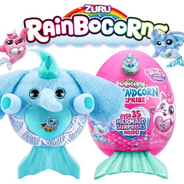 Мягкая игрушка ZURU Rainbocorns Mermaidcorn 9283 русалочка-единорог ...