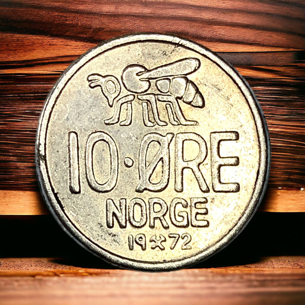 Монета Норвегия 10 эре 1972 года. Пчела - купить в интернет-магазине OZON с быстрой доставкой ...
