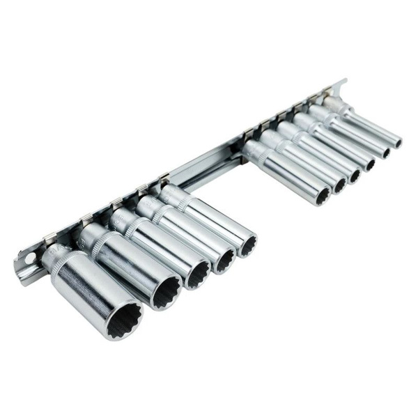 Набор головок 1/4", 12-гранные (5/32"- 9/16"), L50 мм, 11 шт., Force 21110D купить на OZON по ...