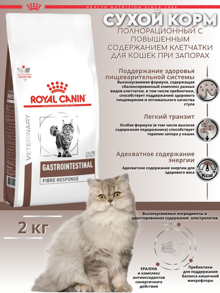Сухой корм Royal Canin Gastrointestinal Fibre Response для кошек при ...