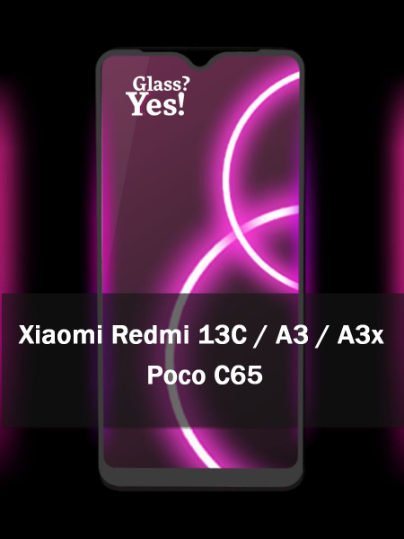 Защитное стекло на Xiaomi Redmi 13C 13c / redmi A3 A3x Poco C65 c65 для Сяоми Редми 13ц 13с ...