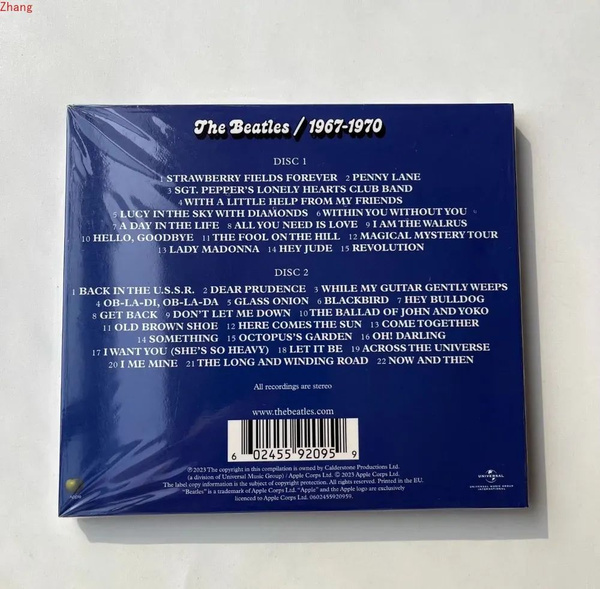 Audio MC (кассета) Классический альбом The Beatles The Beatles 1967-1970, 2CD, новая версия 2023 ...