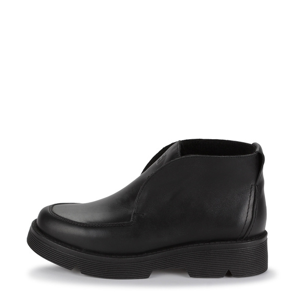 Ботинки Девочки Riconte черный, размер 37 челси Демисезон 4 Клипса Стандартный низкий (до 4 см ...