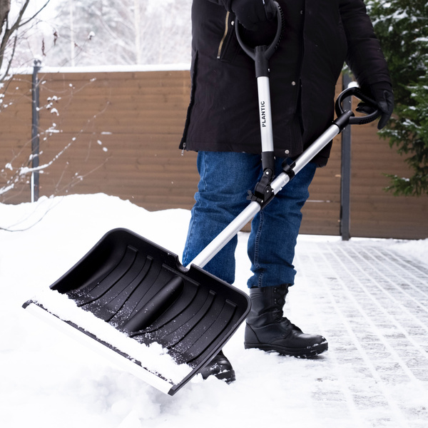 Лопата для уборки снега сборная Plantic PRO купить на OZON по низкой цене (1675574707)
