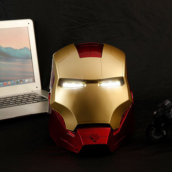 Шлем Железный человек MK5 IRON MAN с голосовым, сенсорным управлением ...