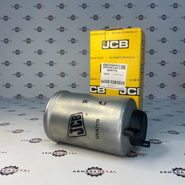 Фильтр топливный тонкой очистки (Dieselmax, нижний) оригинал JCB 320 ...