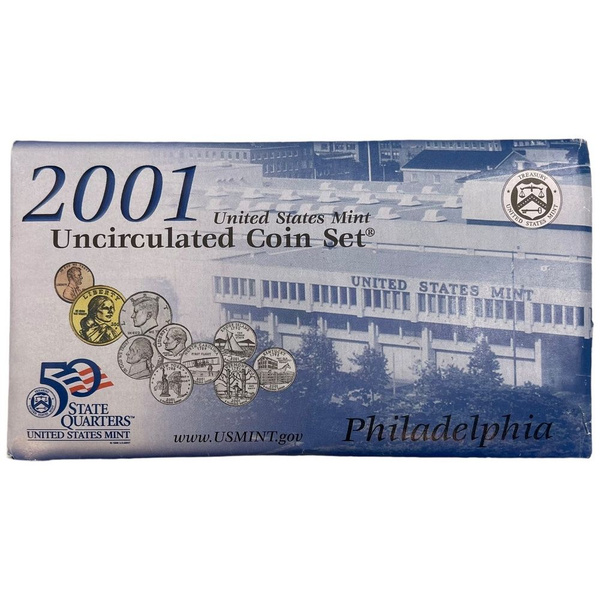 США, набор 1, 5, 10, 25, 50 центов, 1 доллар "United States ...