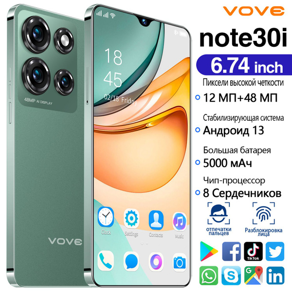 Смартфон vove note30i абсолютно новый оригинальный мобильный телефон ...