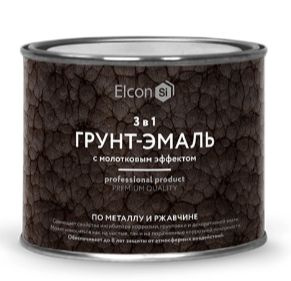 Грунт-эмаль "Elcon Smith" с молотковым эффектом зеленая 0,4кг - купить с доставкой по выгодным ...