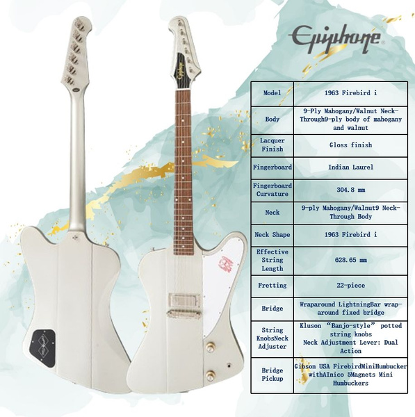 Электрогитара Epiphone 1963 Firebird i / Firebird 6-струнная - купить с ...