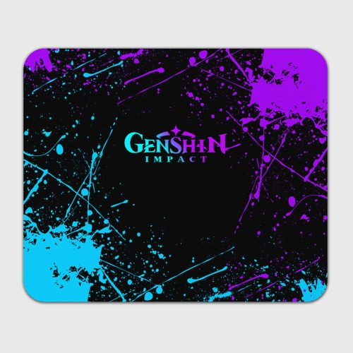 Genshin Impact neon logo Коврик для мыши - купить с доставкой по ...