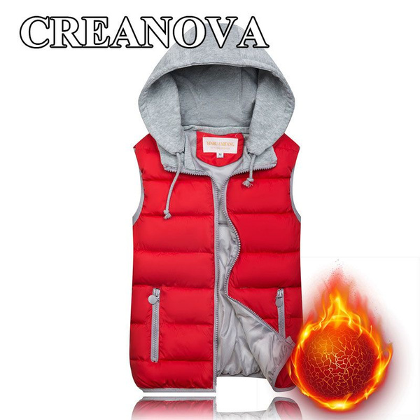 Жилет утепленный Женский CREANOVA красный, размер 48 Breathable Молния Китай Альпинизм ...