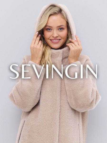 Пальто SEVINGIN, Демисезон, размер 44, цвет латте, бежевый ...