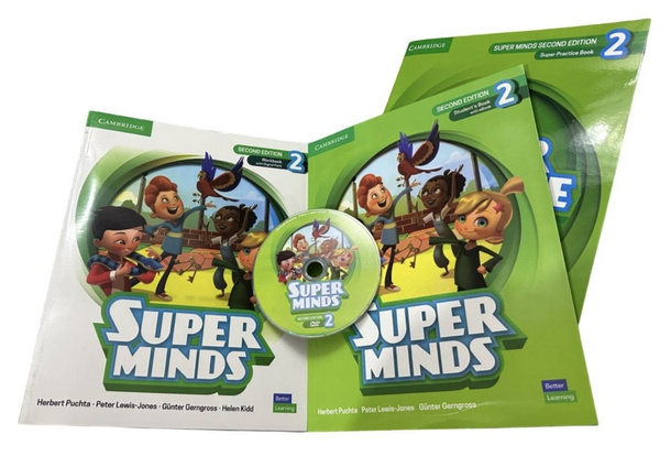 Super Minds Second Edition 2 + Super Practice 2 SB+WB+Grammar - купить с доставкой по выгодным ...