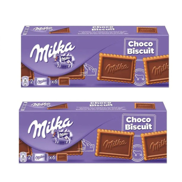 Печенье Milka Choco Biscuit 2шт в уп 300гр Германия - купить с ...