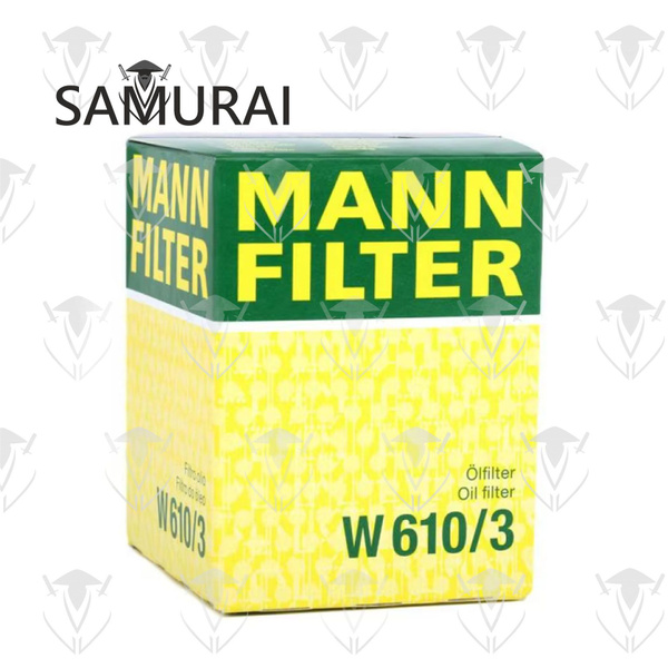 Фильтр масляный MANN FILTER MANN-FILTER W 610/3 (W6103) - купить по выгодным ценам в интернет ...