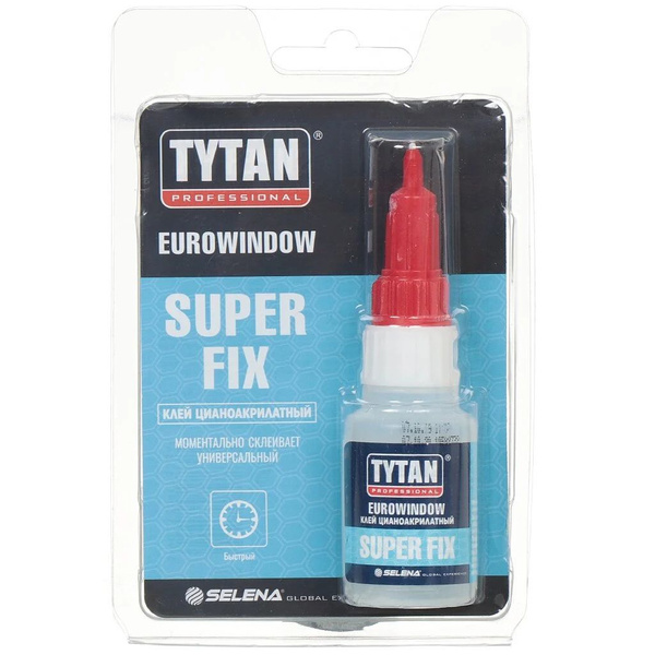 Клей Tytan, Super Fix, цианакрилатный, универсальный, однокомпонентный ...