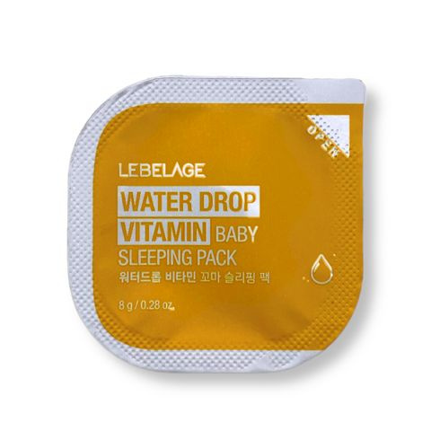 Lebelage Маска для лица ночная витаминная Water Drop Vitamin Baby ...