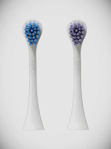 Набор насадок Power для звуковой зубной щетки Hydrosonic Pro (2шт ...