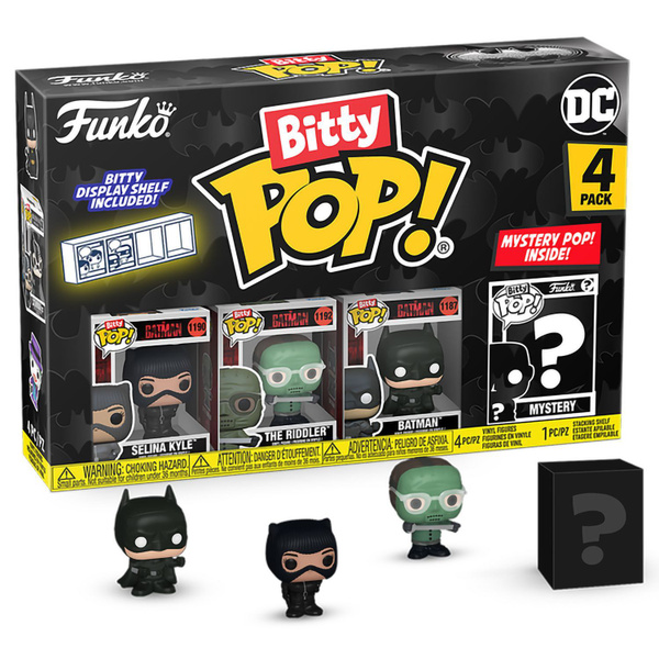 Фигурка Funko Bitty POP! Batman 85th Selina Kyle+Riddler+Batman+Mystery ...