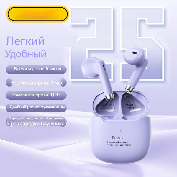 Наушники Внутриканальные беспроводные для iOS / Android с микрофоном ...