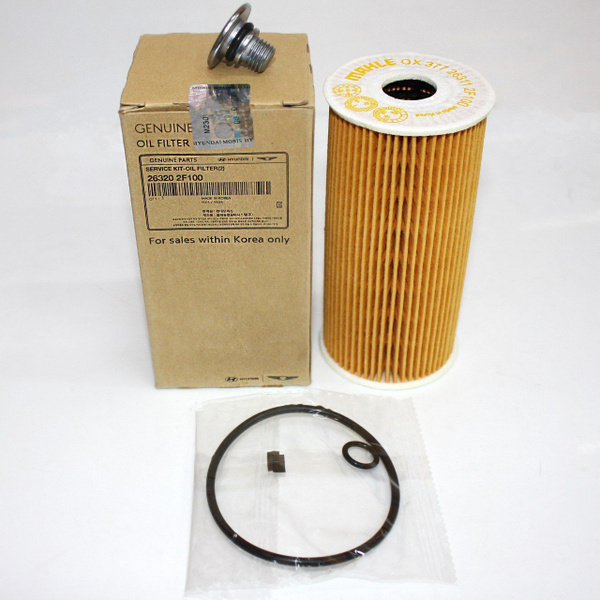 Фильтр масляный (картридж) 263202F100 Hyundai ix35, Santa Fe, Kia ...