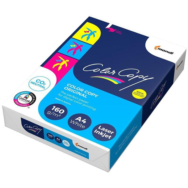 Бумага Color Copy для цветной лазерной печати, А4, 160 г, 161% CIE, 250 листов купить на OZON по ...