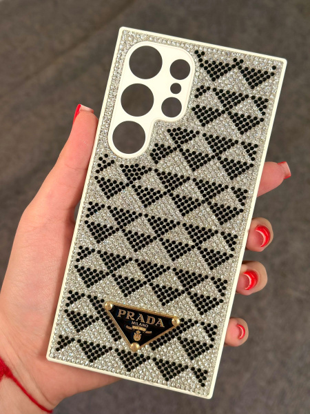 Чехол PRADA для Samsung S24 Ultra белый купить на OZON по низкой цене ...