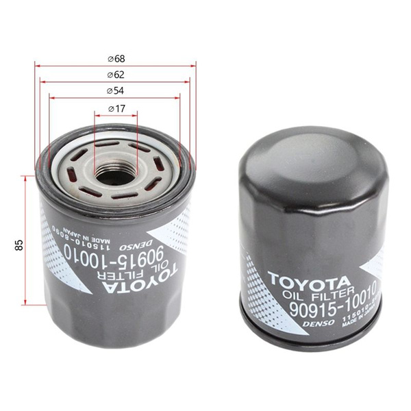 Фильтр масляный toyota land cruiser 300 21- v35a-fts TOYOTA-LEXUS 90915 ...