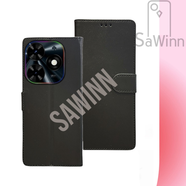 Чехол книжка для Tecno Spark Go 2024 Pop 8 Bg6 6 6 черный купить на Ozon по низкой цене