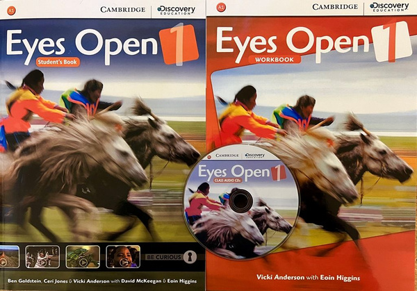 Комплект Учебник + тетрадь Eyes Open 1 Student's Book with CD and ...