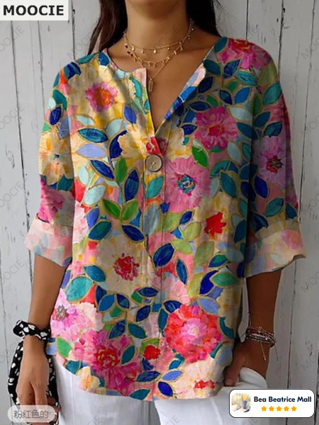 Рубашка Женский MOOCIE пудровый Длинный Полиэфирное волокно, размер 52 Пуговицы Китай купить c ...