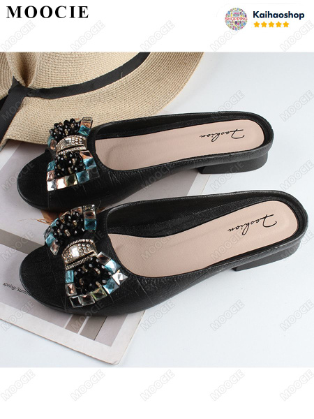 Пантолеты Женский MOOCIE, размер 40, 41 Искусственная кожа Без застёжки Лето купить c доставкой ...