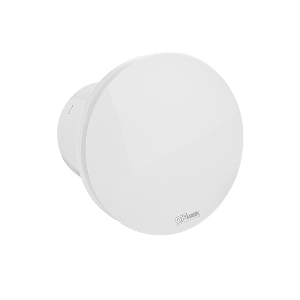 Вытяжной вентилятор GFmark 50046 белый D - 100 мм с обратным клапаном круглый закрытый из АБС ...