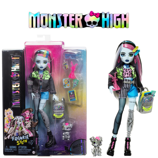 Кукла Monster High Френки Штейн в джинсовой куртке и шортах (Frankie ...