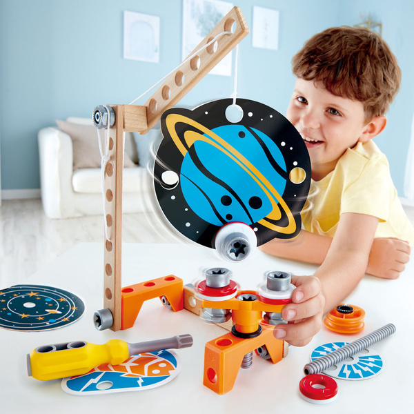 Деревянный конструктор "Лаборатория магнитных наук" Hape, 7 экспериментов, 34 элемента купить на ...