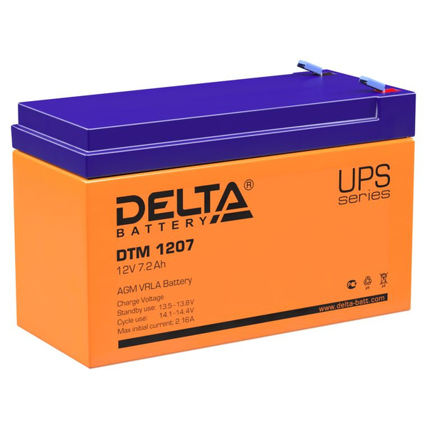 Батарея для ИБП Delta Battery DTM 1207 купить c доставкой на OZON по ...