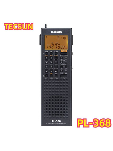 Новое радио TECSUN PL-368 Mini Portable SSB Audio 64-108MHZ DSP ETM ATS ...