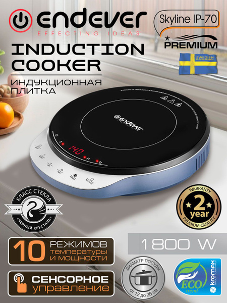 Индукционная плита Endever Skyline IP-70 купить на OZON по низкой цене (1849284796)