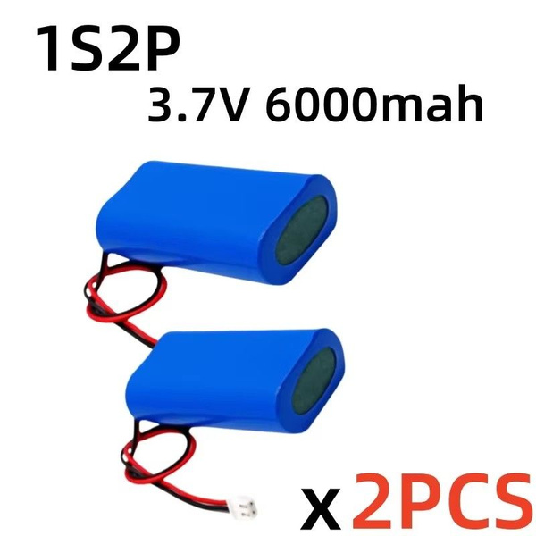 3.7V 18650 1S2P 6000 мАч Литиевый аккумуляторный усилитель Заряжаемый громкоговоритель Защитная ...