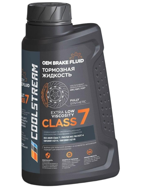 Тормозная жидкость CoolStream DOT 4 LV class 7 1KG купить на OZON по низкой цене (1879881921)