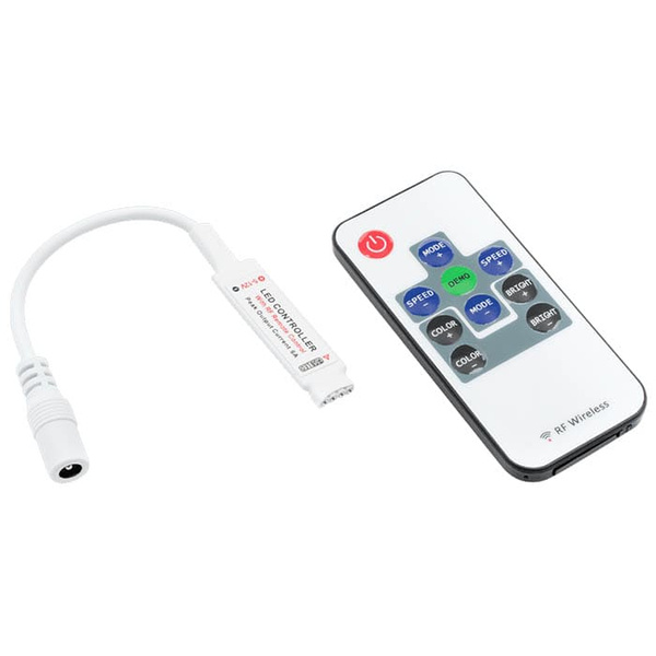 2шт Контроллер RGB SWG Mini, RF-RGB-10-6A, 5/24В, 30/144Вт, 3 канала, с радио пультом купить на ...