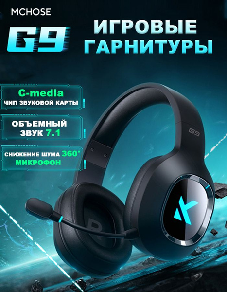 Наушники Полноразмерные MCHOSE G9 Проводное + беспроводное 32 MCHOSE G9 ...
