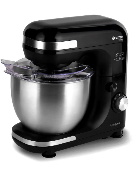 Кухонная машина Vitek VT-1431 планетарное вращение 900Вт черный купить на OZON по низкой цене ...