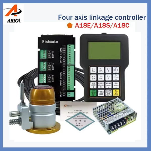 RichAuto DSP A18E / A18S / A18C Комплект станков CNC Четырехосевая система управления на ...